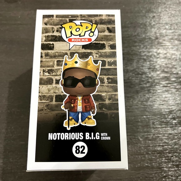 Funko | Toys | Funko Pop Rocks 82 The Notorious Big With Crown Toy ...